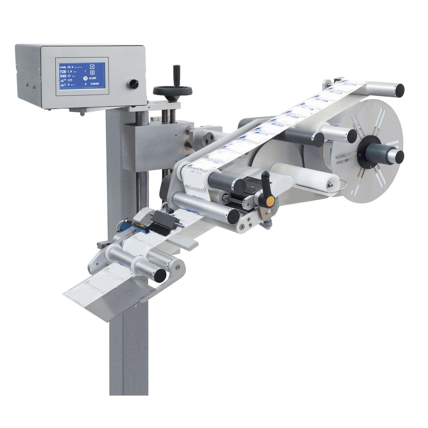 自動ラベル貼り機 - A & B Packing Equipment, Inc.