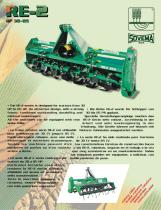 Rotary tiller - RE-2 series - SOVEMA