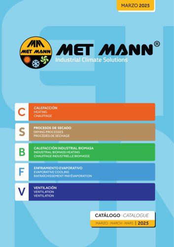 Enfriadores Evaporativos Met Mann - MET MANN - Catálogo PDF | Documentación técnica | Brochure