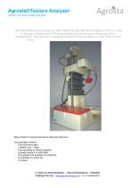 Analyseur de texture - Agrosta®Texture - Agrosta - avec enregistrement ...