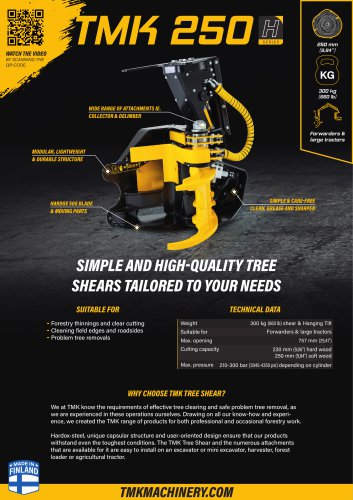 Todos los catálogos y folletos técnicos TMK Machinery Oy