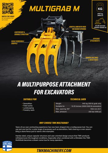 Todos los catálogos y folletos técnicos TMK Machinery Oy