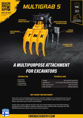 Todos los catálogos y folletos técnicos TMK Machinery Oy