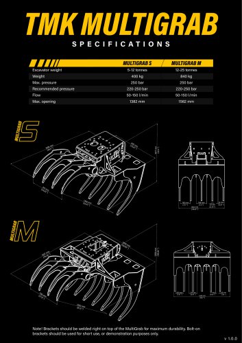 Todos los catálogos y folletos técnicos TMK Machinery Oy