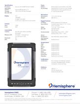HT20 Rugged Tablet - Hemisphere GNSS - PDF Catalogs | Technical ...