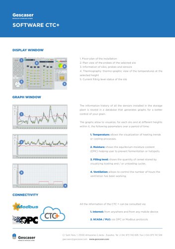 Tous les catalogues et fiches techniques (PDF) GESCASER MONITORING SLU