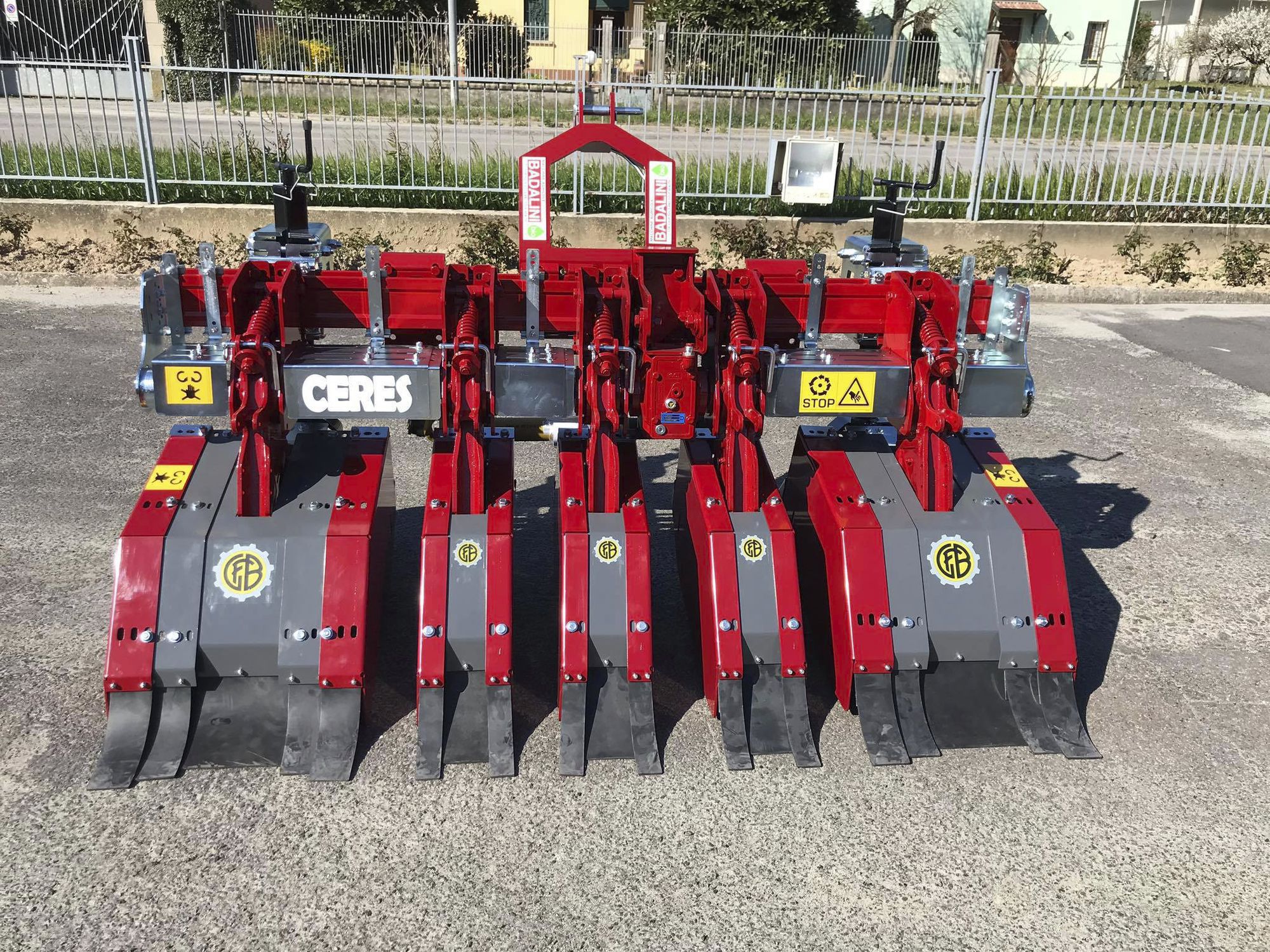 Enxada rotativa dobrável - CERES - Badalini Srl - de múltiplas fileiras