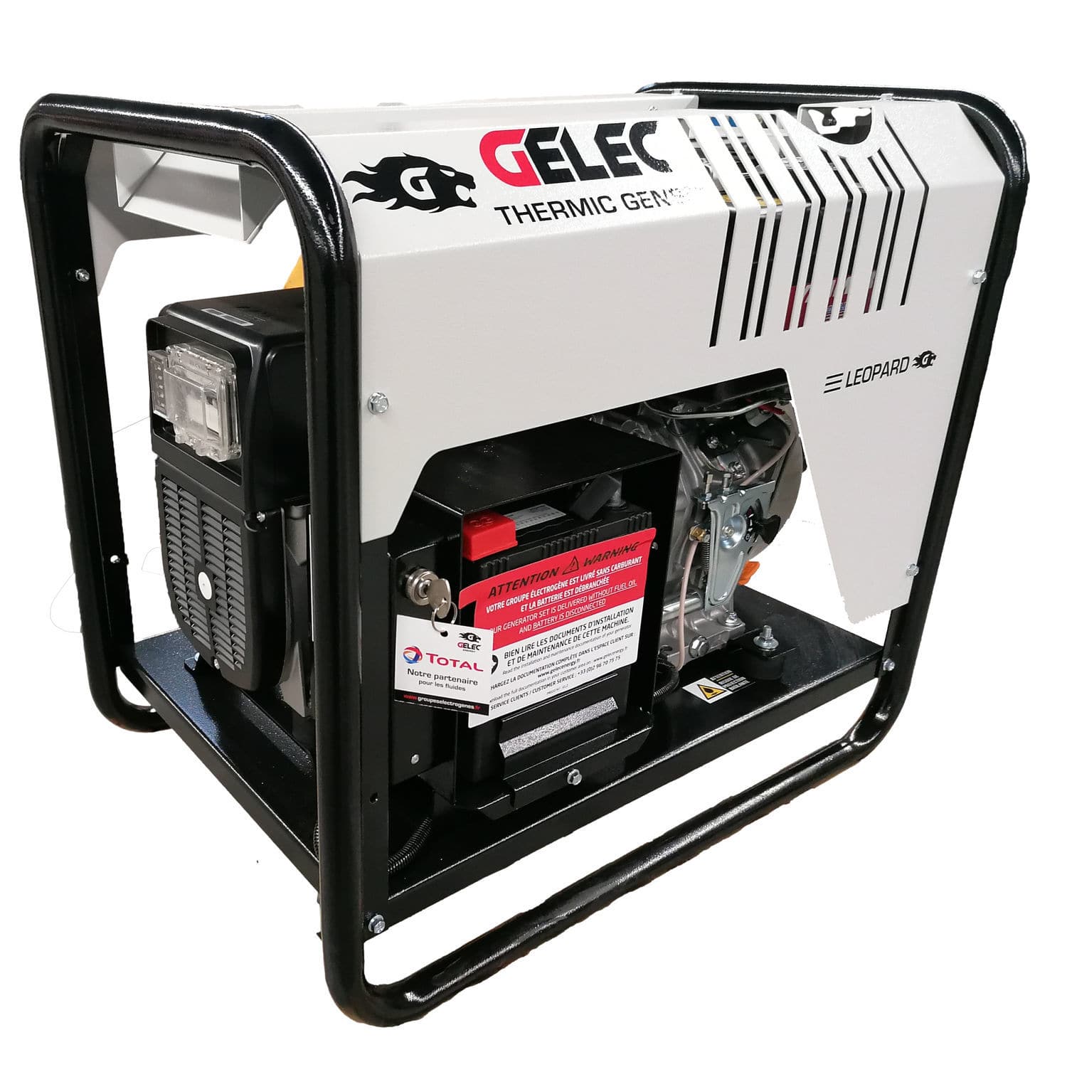 Grupo gerador de energia a diesel - LEOPARD-7-OPEN - Gelec - trifásico ...