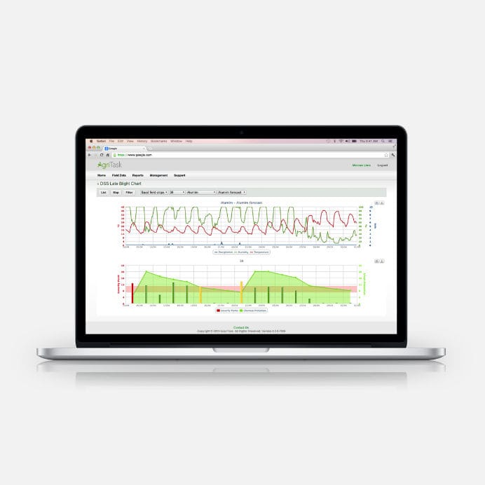Software de gestão - AgriTask - de planejamento / de análise de dados ...