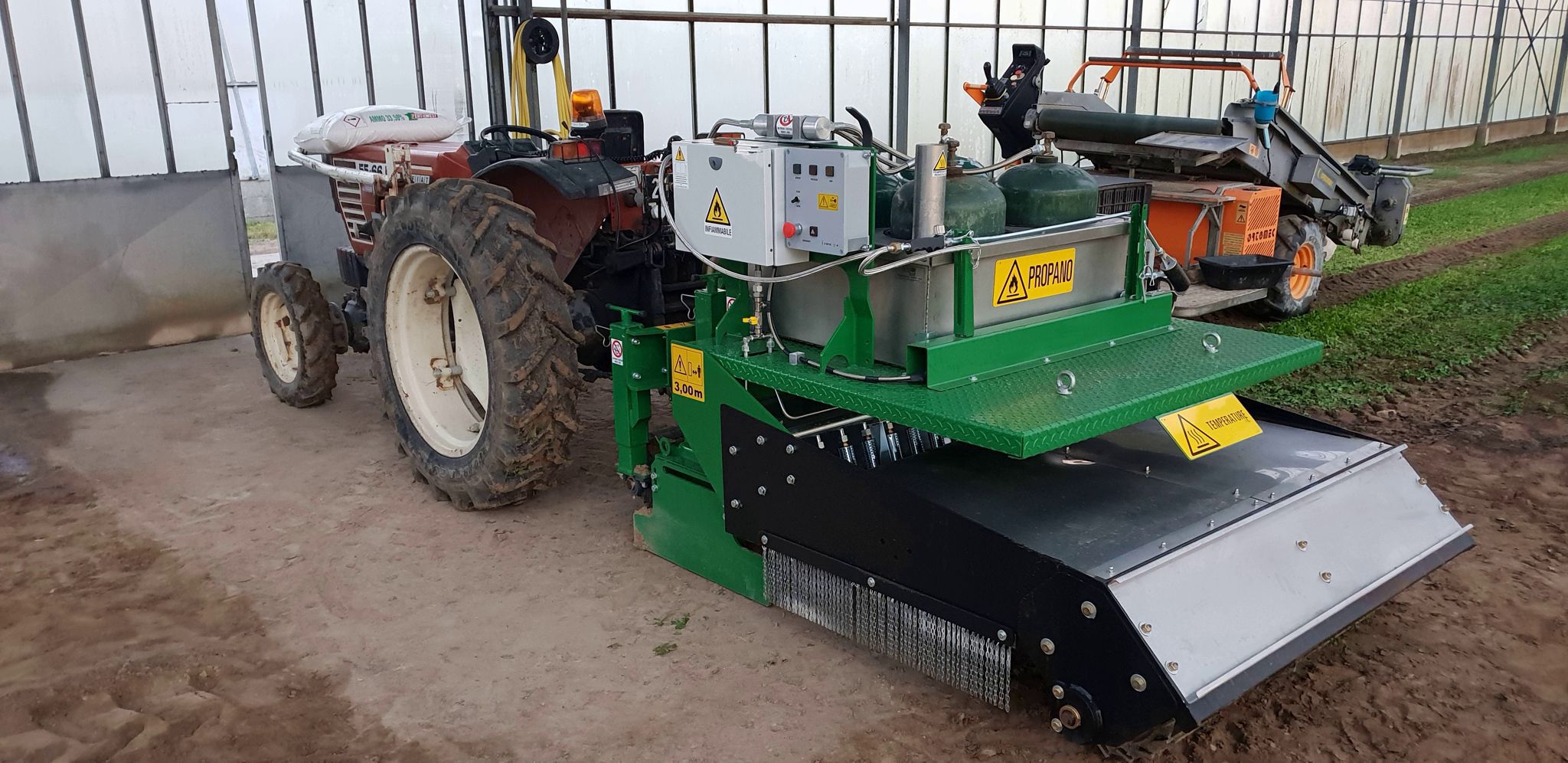 Capinadeira térmica - CULTILIGHT - M.M.E - montada