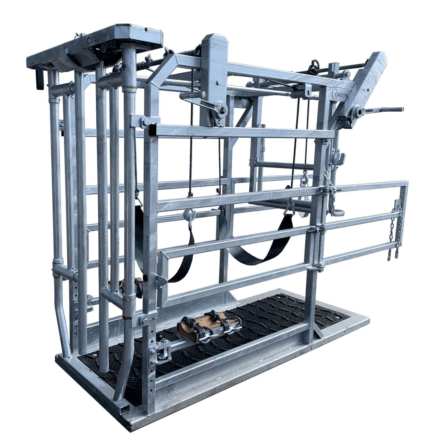 Tronco de contenção para cuidados com os cascos - Condon Engineering ...