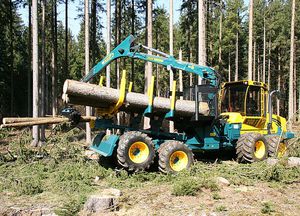 Forwarder florestal combinado - 904F KOMBI LONG - HSM Hohenloher ...