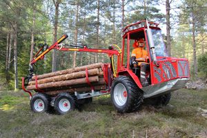 Forwarder florestal compacto - Bison 8000 - Kranman AB
