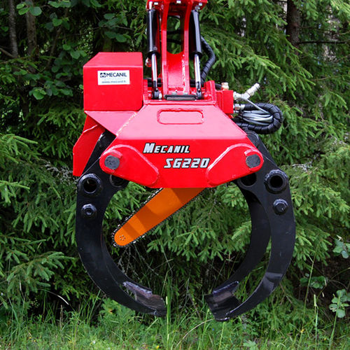 Garra para toras agrícola - SG220 - Mecanil Oy AB - para grua / com ...